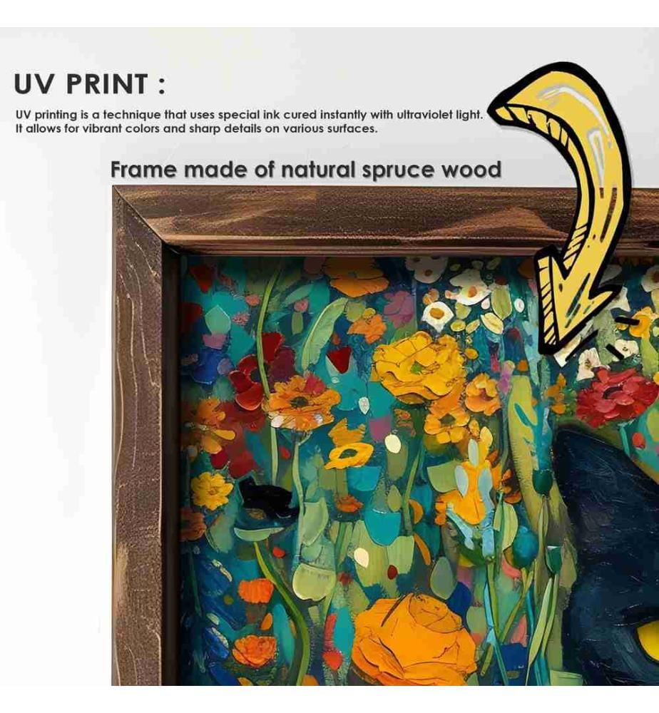 Wallxpert Decorative Framed MDF Painting, Multic… | DeinDeal