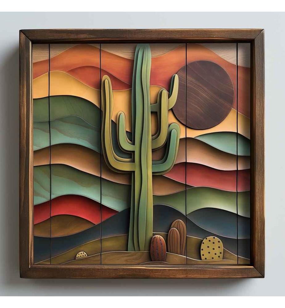 Wallxpert Decorative Framed MDF Painting, Multic… | DeinDeal