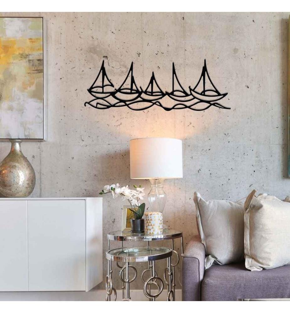 Wallxpert Decorative Metal Wall Accessory, Black… | DeinDeal