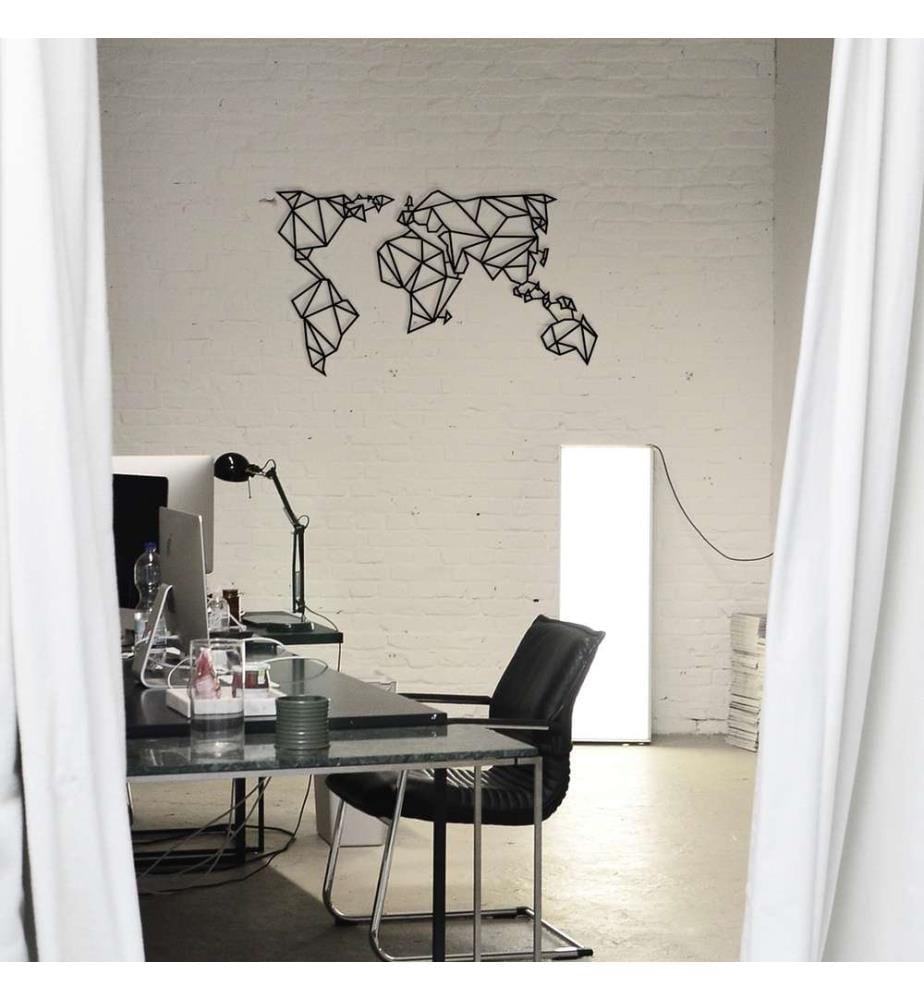 Wallxpert Decorative Metal Wall Accessory, Black… | DeinDeal