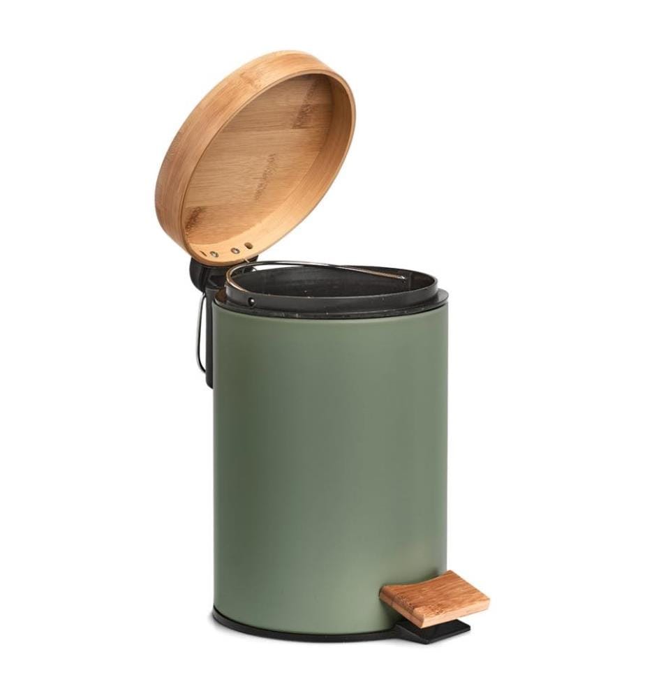 Zeller Dustbin - 3 L - Sage | DeinDeal