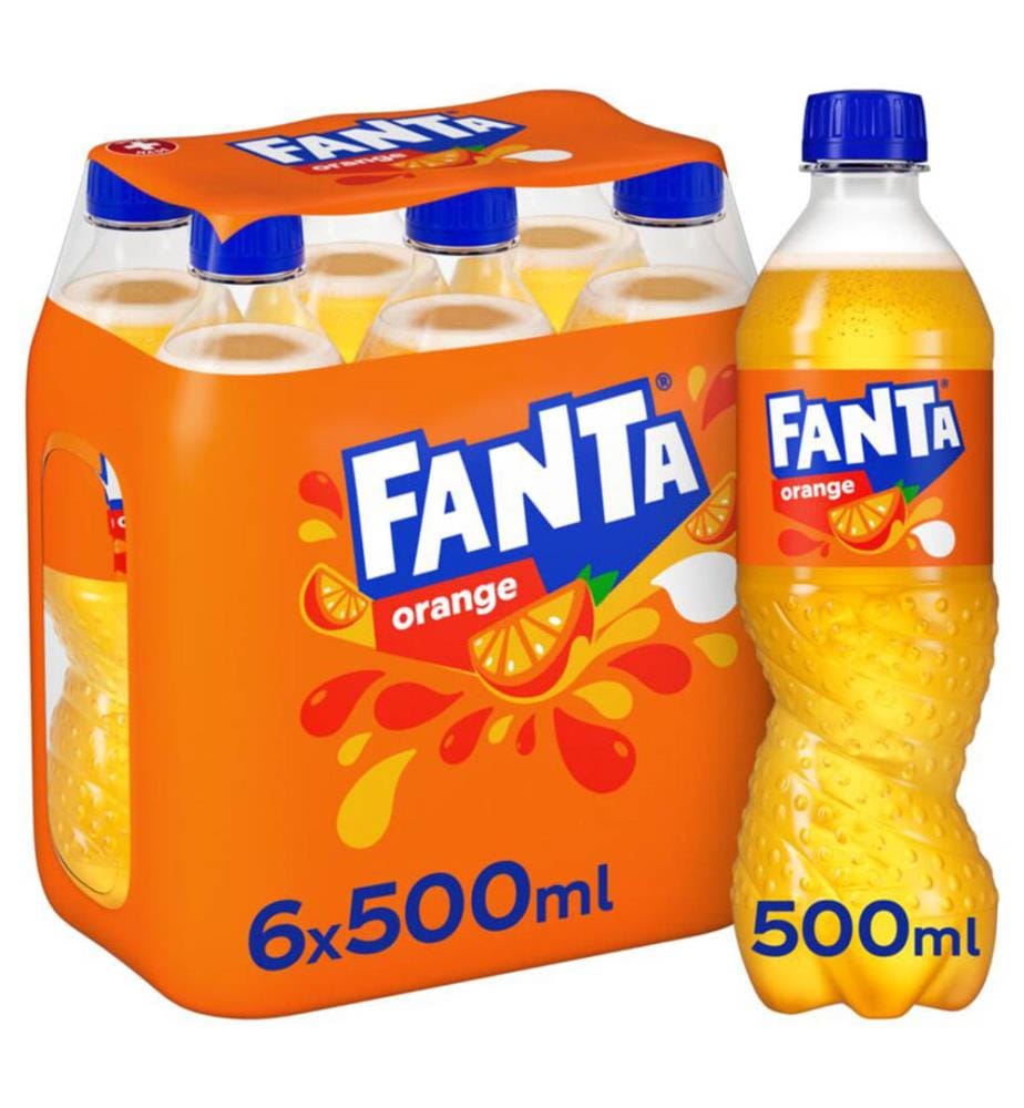 Fanta 4 x 6 Fanta Orange, Pet - 500 ml | DeinDeal