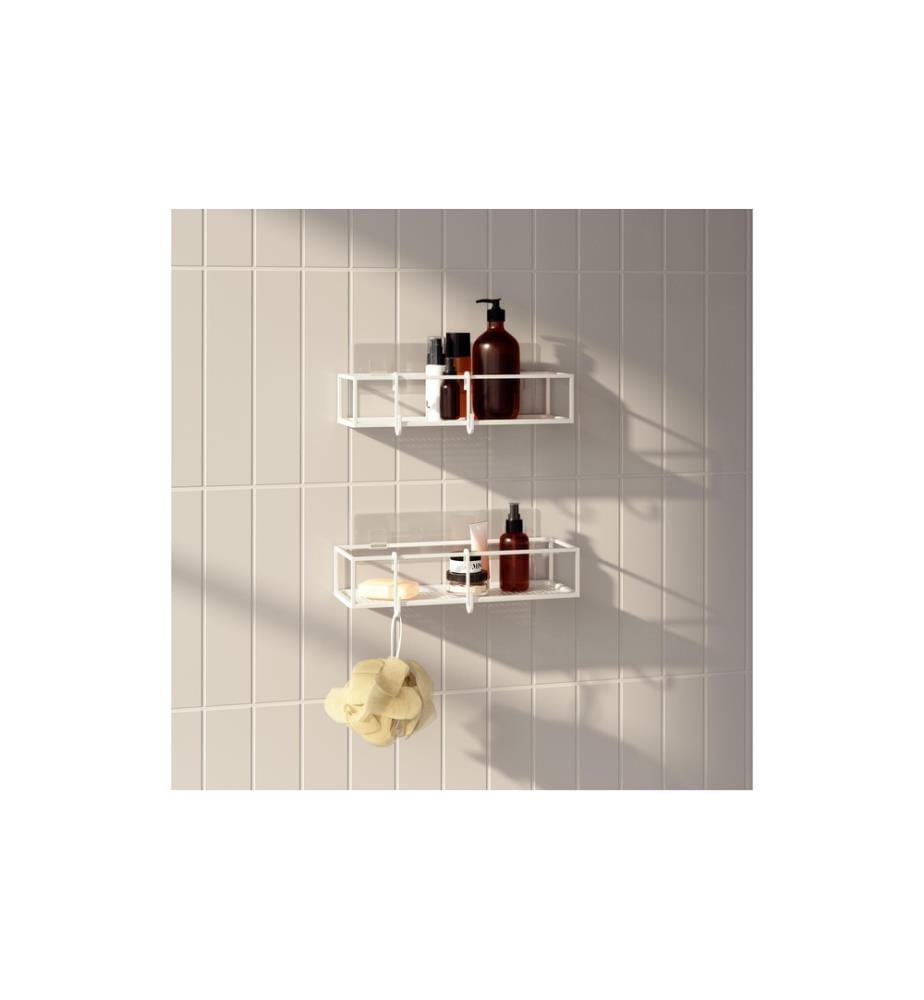 UMBRA - Duschmittelhalter Cubiko 2er Set, Weiss,… | DeinDeal