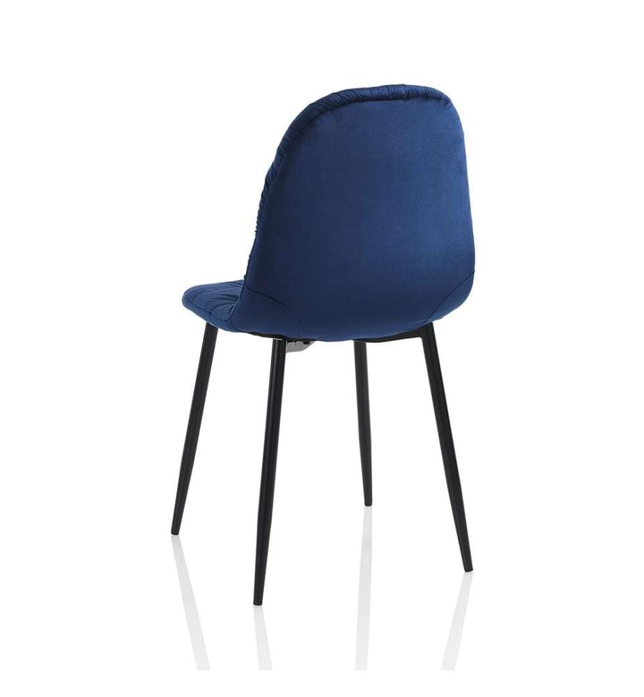 TFT Set of 4 Sandy Chairs 44 x 40 x 90 cm - Blue | DeinDeal