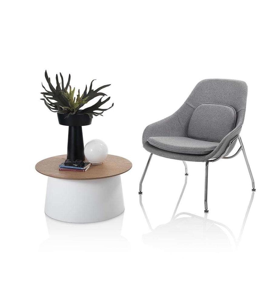 TFT Skunk coffee table 70 x 70 x 32.5 cm - White | DeinDeal