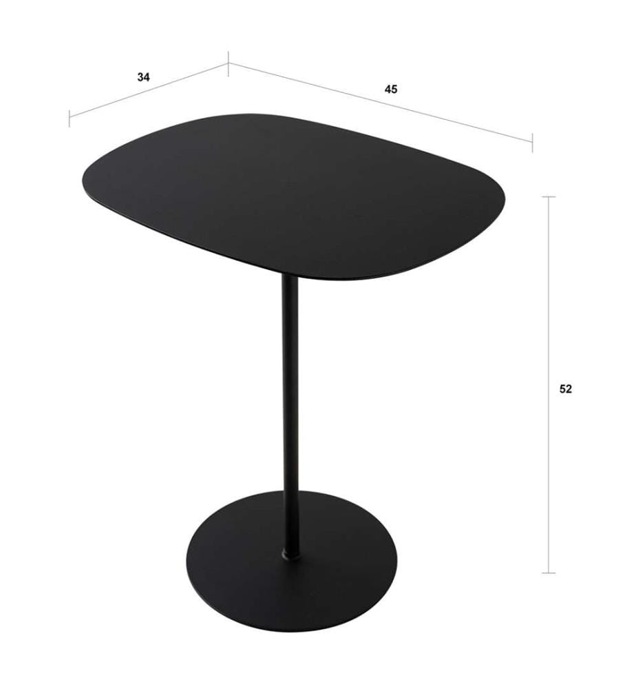 TFT Aron Coffee Table 45 x 34 x 51.5 cm - Black | DeinDeal
