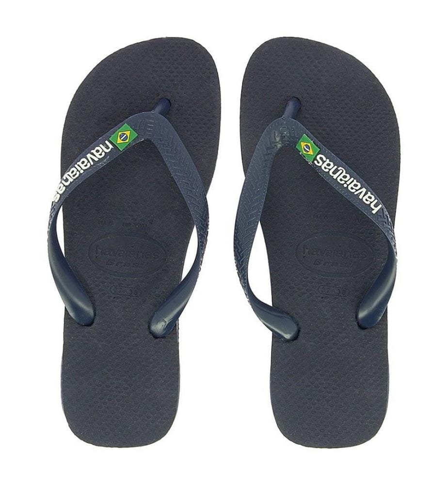 Tongs Brasil Logo - Marine | DeinDeal