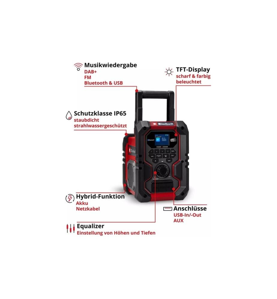 Einhell EINHELL - Akku-Radio TE-CR 18 Li DAB+/FM… | DeinDeal
