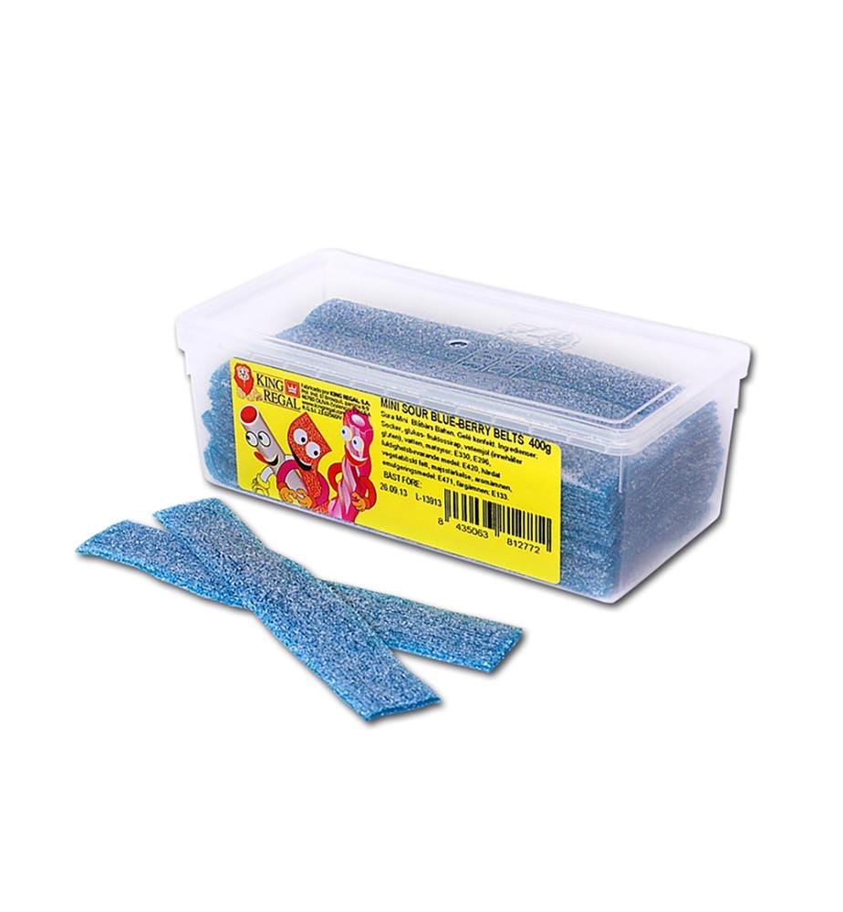 2x Mini Sour Strips Raspberry - 300 g | DeinDeal