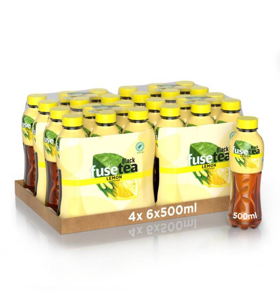 4 x 6 Fuse Tea Lemon Lemongrass, Pet - 500 ml Fu… | DeinDeal