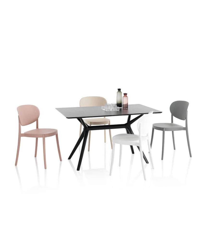 TFT Snake table 130 x 80 x 78 cm - Black | DeinDeal