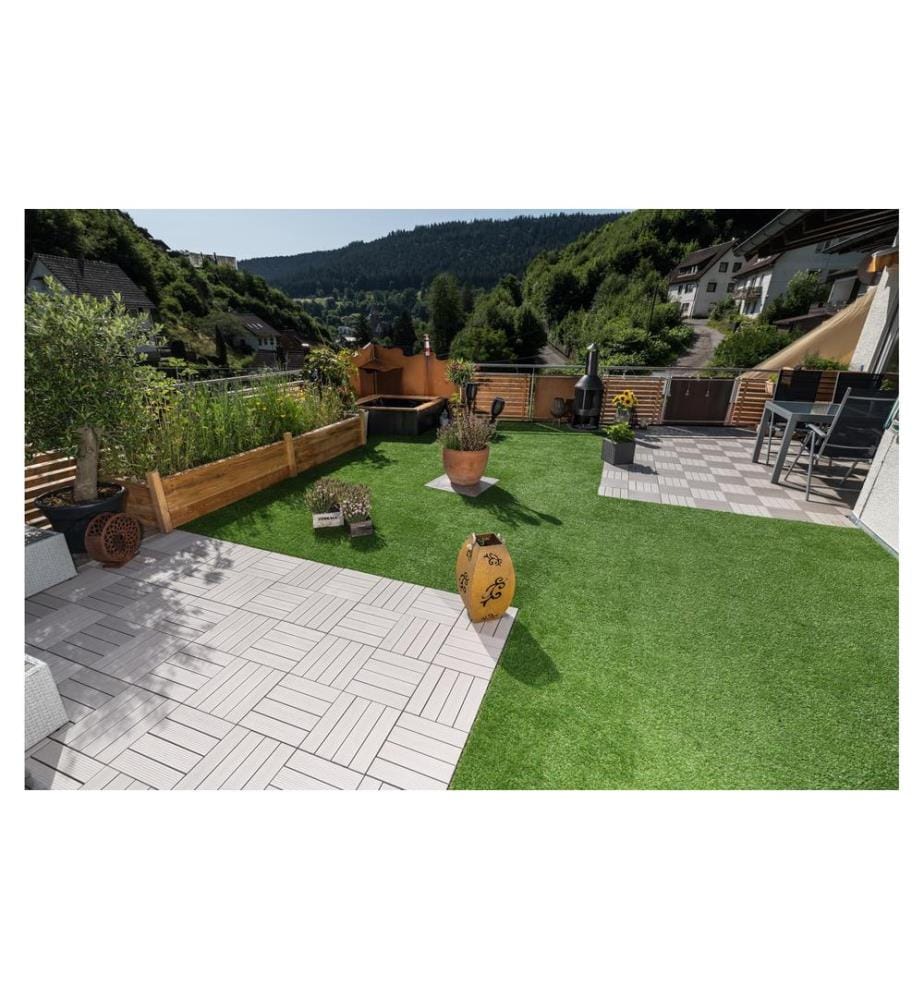 FLORCO - Balkon-& Terrassenplatten Rasen 30 x 30… | DeinDeal