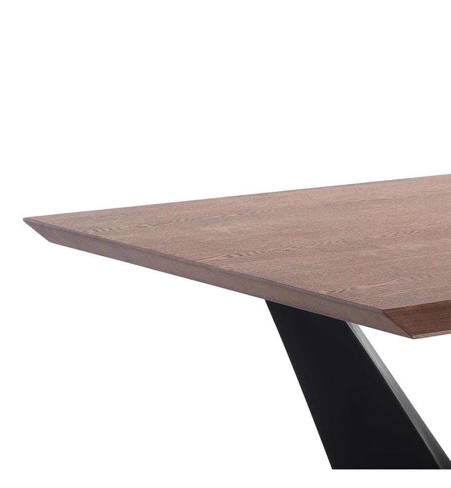 Tomasucci Cleft Table - Brown and Black | DeinDeal