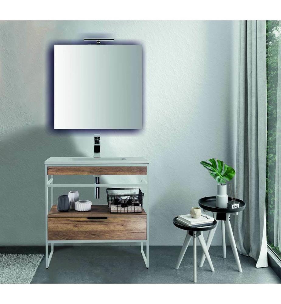 Tomasucci Loom-A Mirror cabinet - Wood 80 - White | DeinDeal