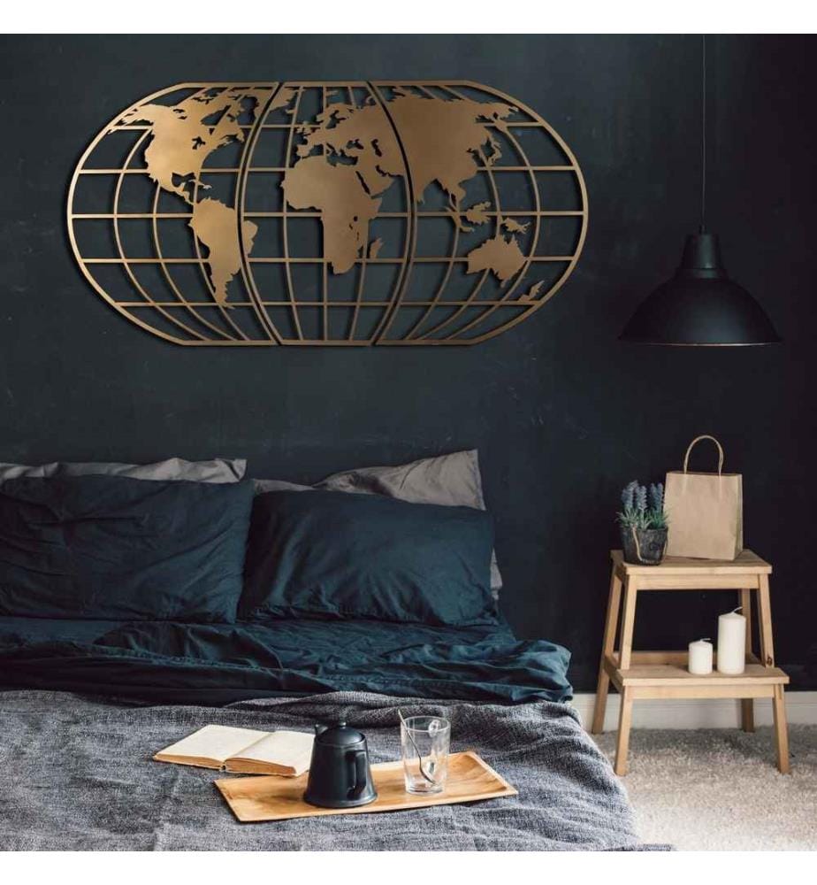 Wallity Decorative Metal Wall Accessory, Gold, 1… | DeinDeal