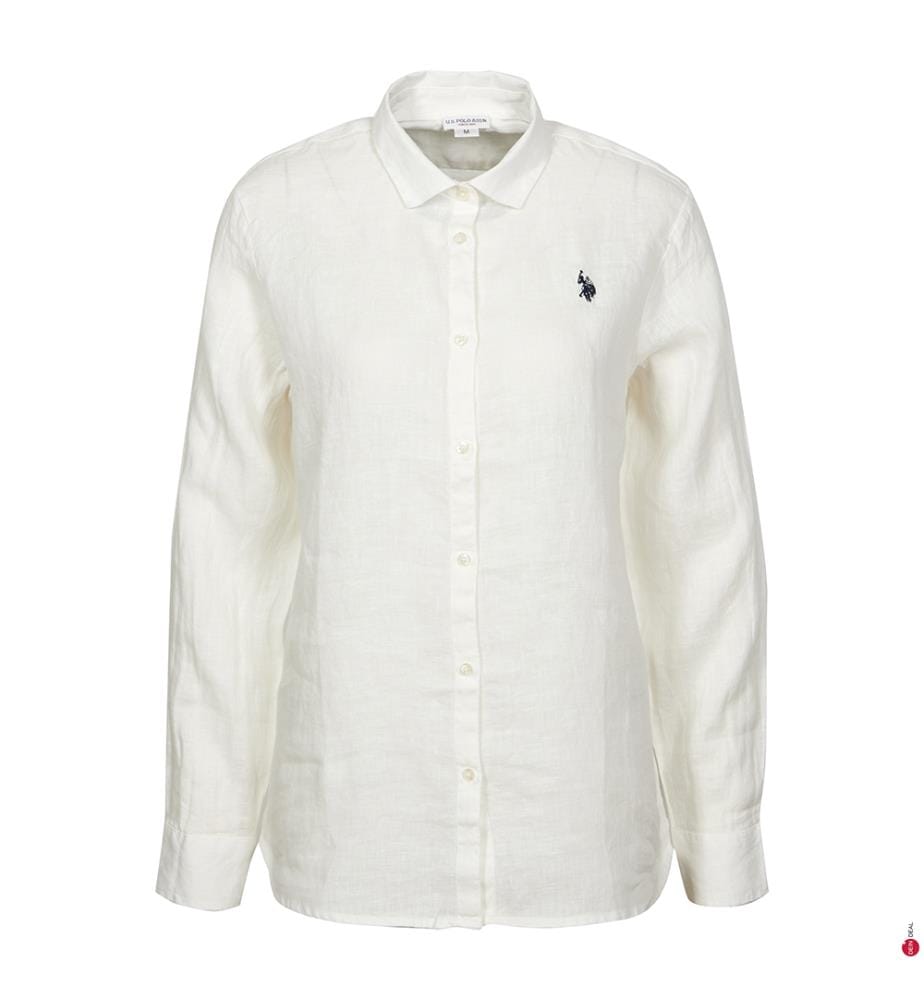 US Polo Shirt Small Logo - Cream White | DeinDeal