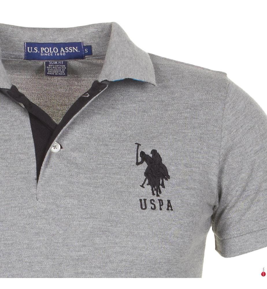 US Polo Polo Big Logo - Gray and Black | DeinDeal