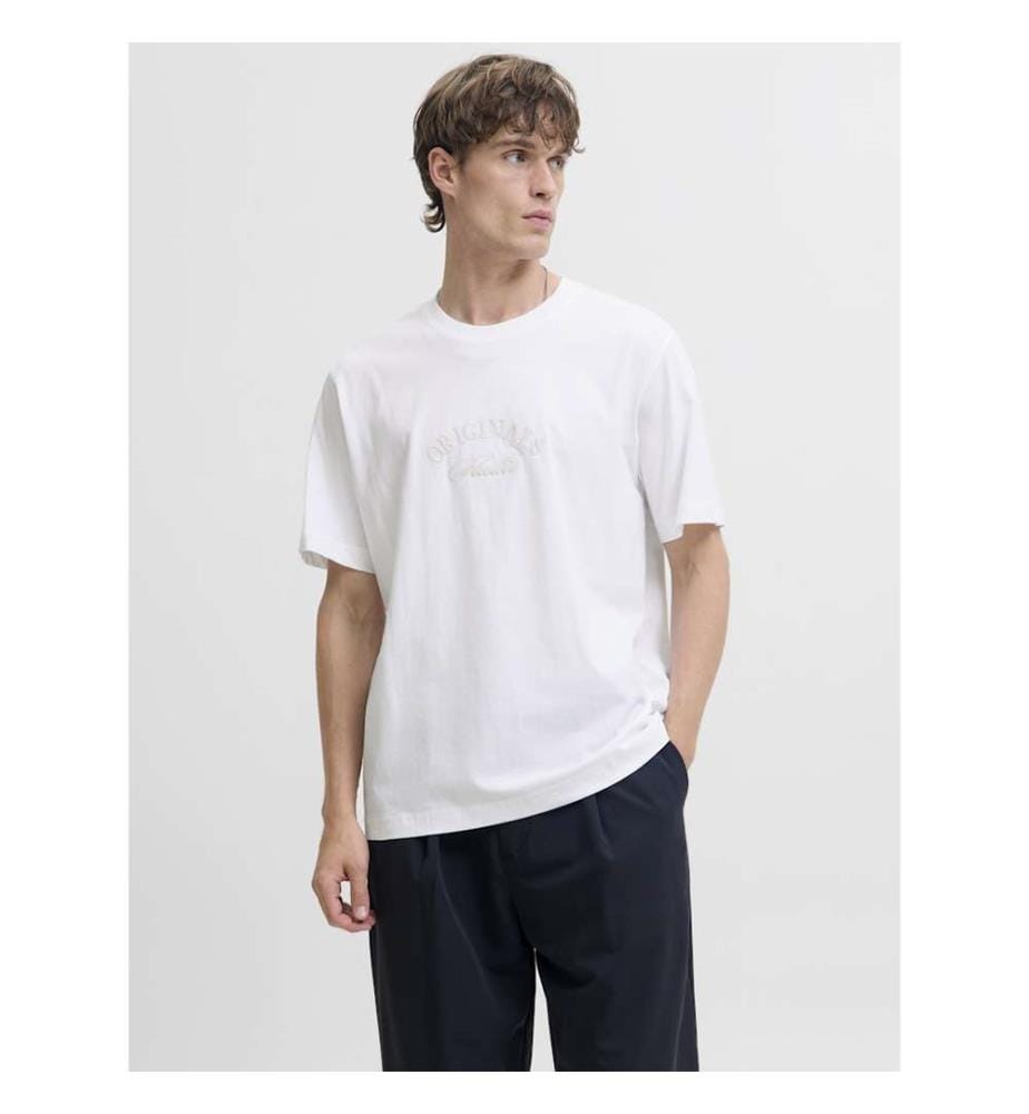 Jack & Jones T-Shirt - Bright & White & Org | DeinDeal