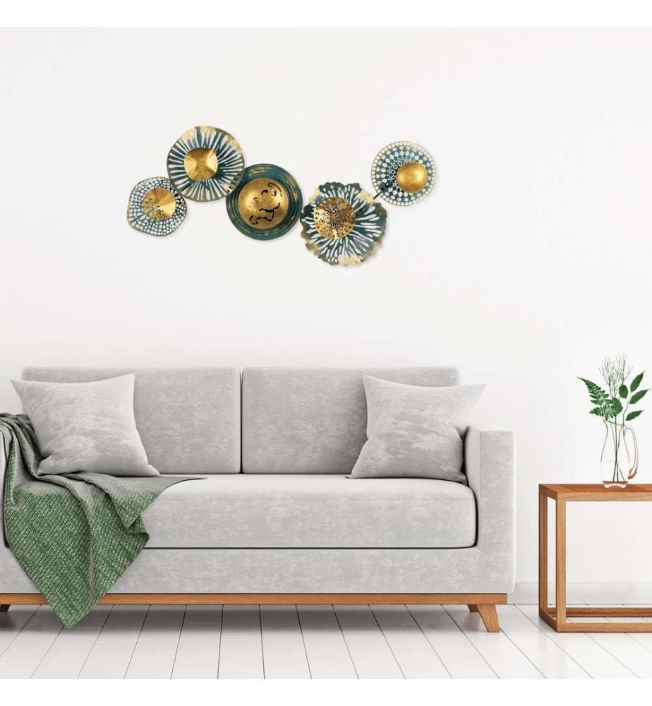 Wallity Decorative Metal Wall Accessory, Multico… | DeinDeal