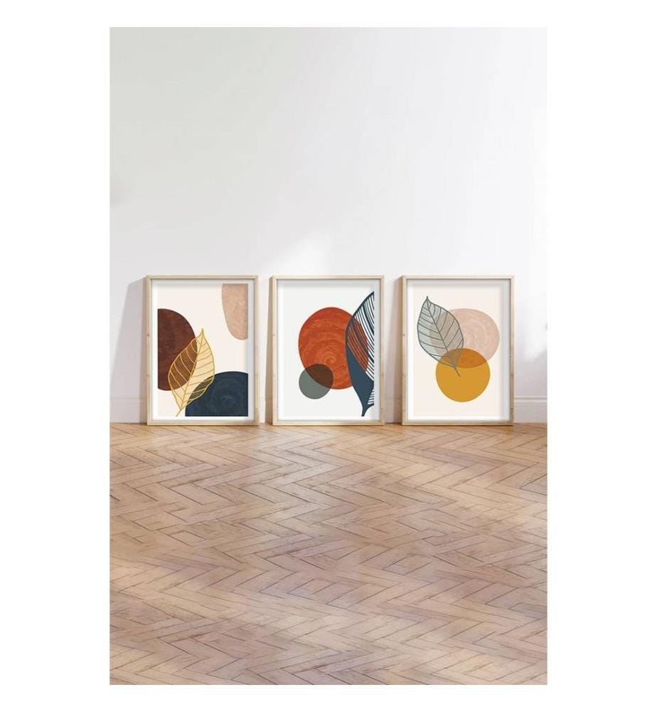 Wallxpert Decorative Framed MDF Painting, 3 Piec… | DeinDeal