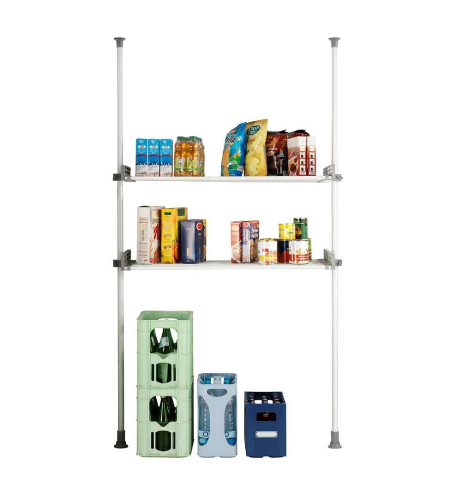 Wenko Hercules Twin telescopic closet system, | DeinDeal