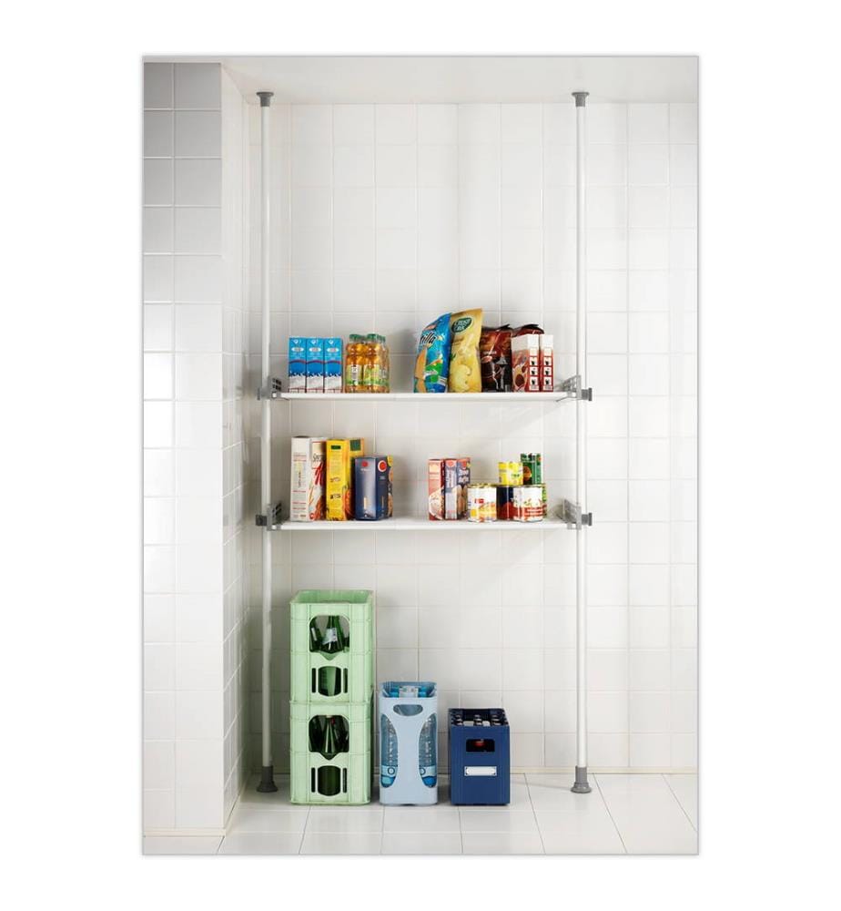 Wenko Hercules Twin telescopic closet system, | DeinDeal