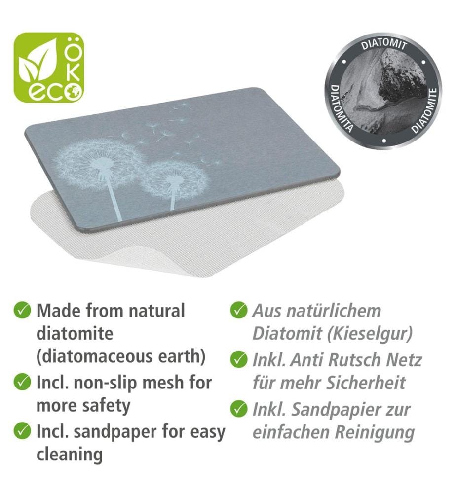 Wenko Bath mat Astera - Gray | DeinDeal