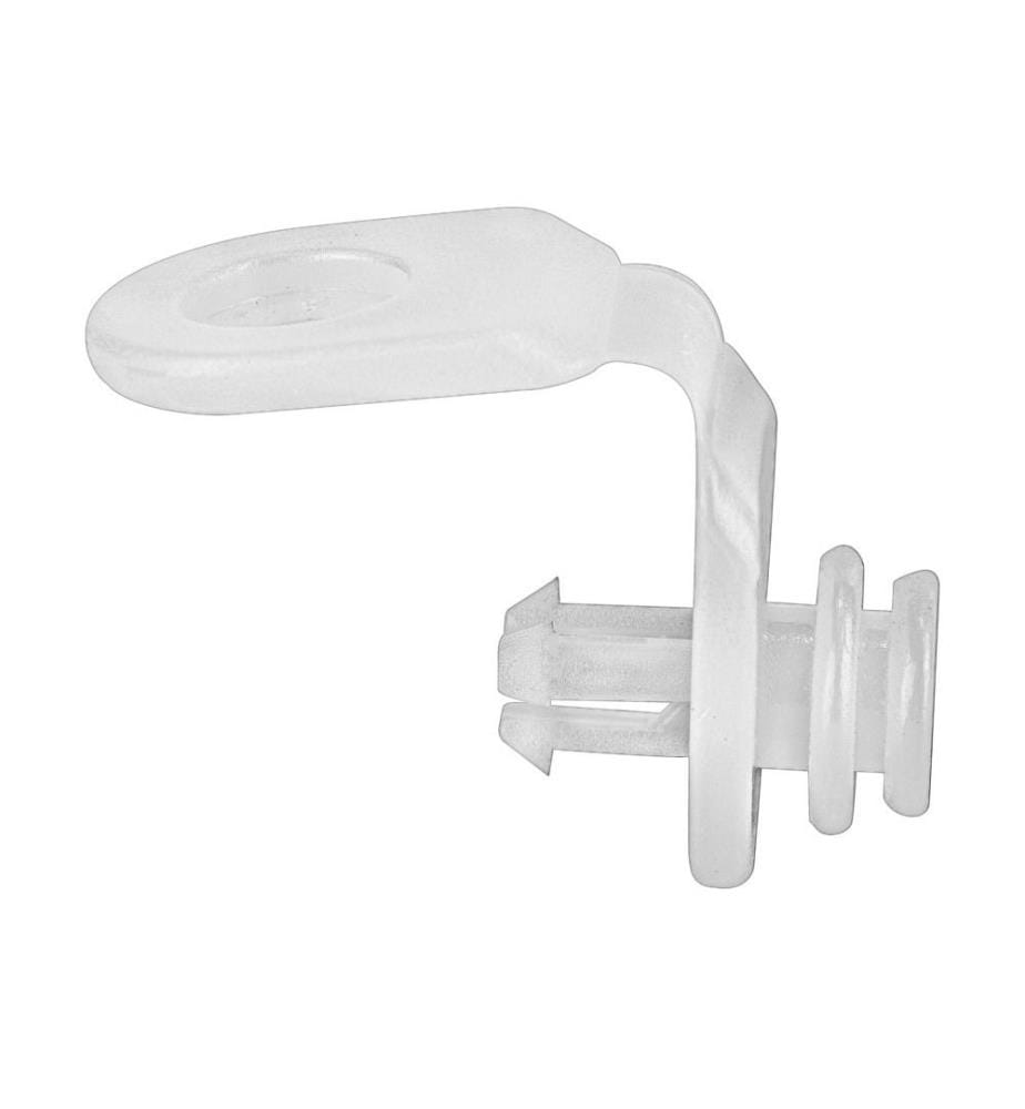 Wenko Era angled rail incl. 16 glides - white | DeinDeal