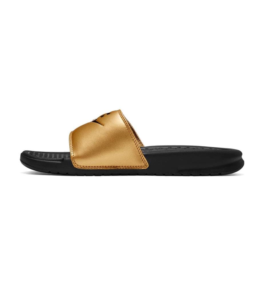 Nike Mules Benassi JDI - Black and Gold | DeinDeal