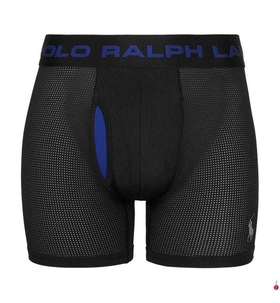 Ralph Lauren Set of 3 Boxers - Red, Black & Char… | DeinDeal