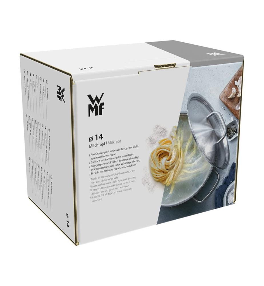 WMF Milk Jar 14 cm, Black and Silver | DeinDeal