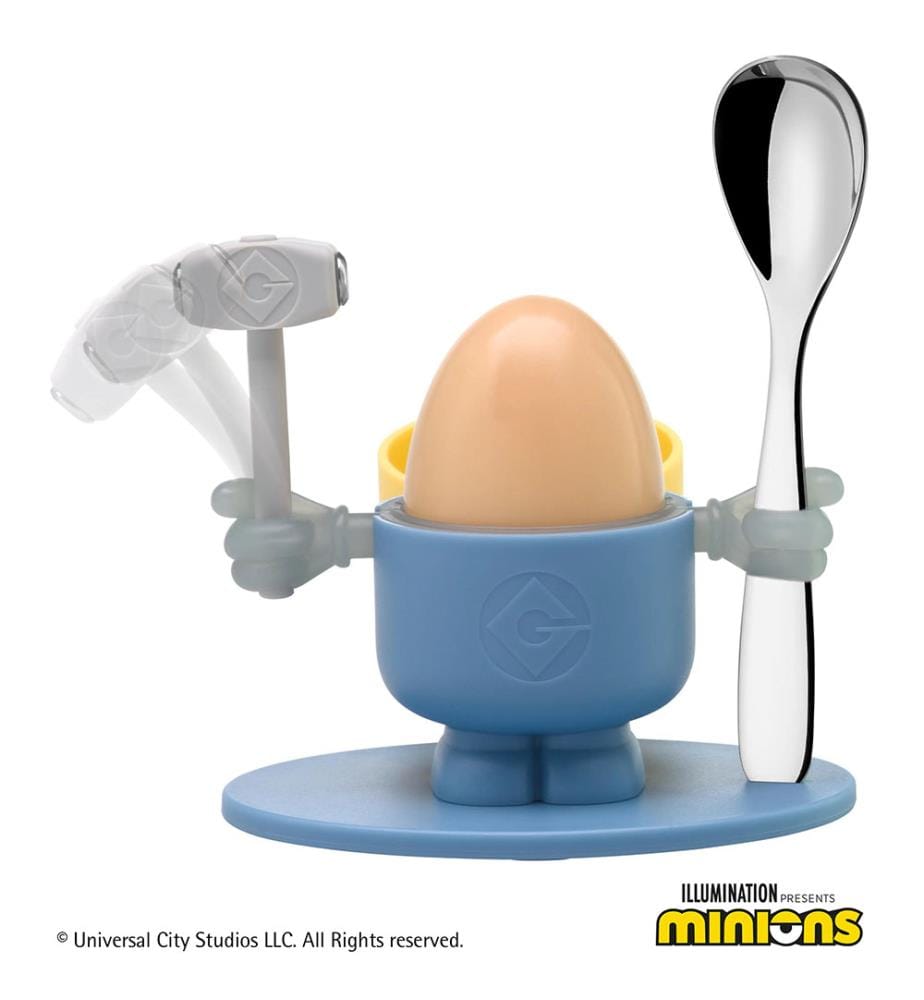 WMF Set of 2 Minions Egg Holders with Spoon - Ye… | DeinDeal