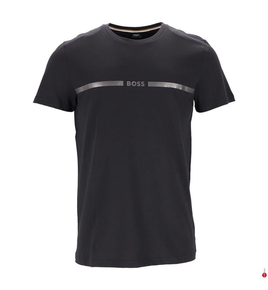 Hugo Boss Logo Strand-T-Shirt aus Baumwolle mit … | DeinDeal