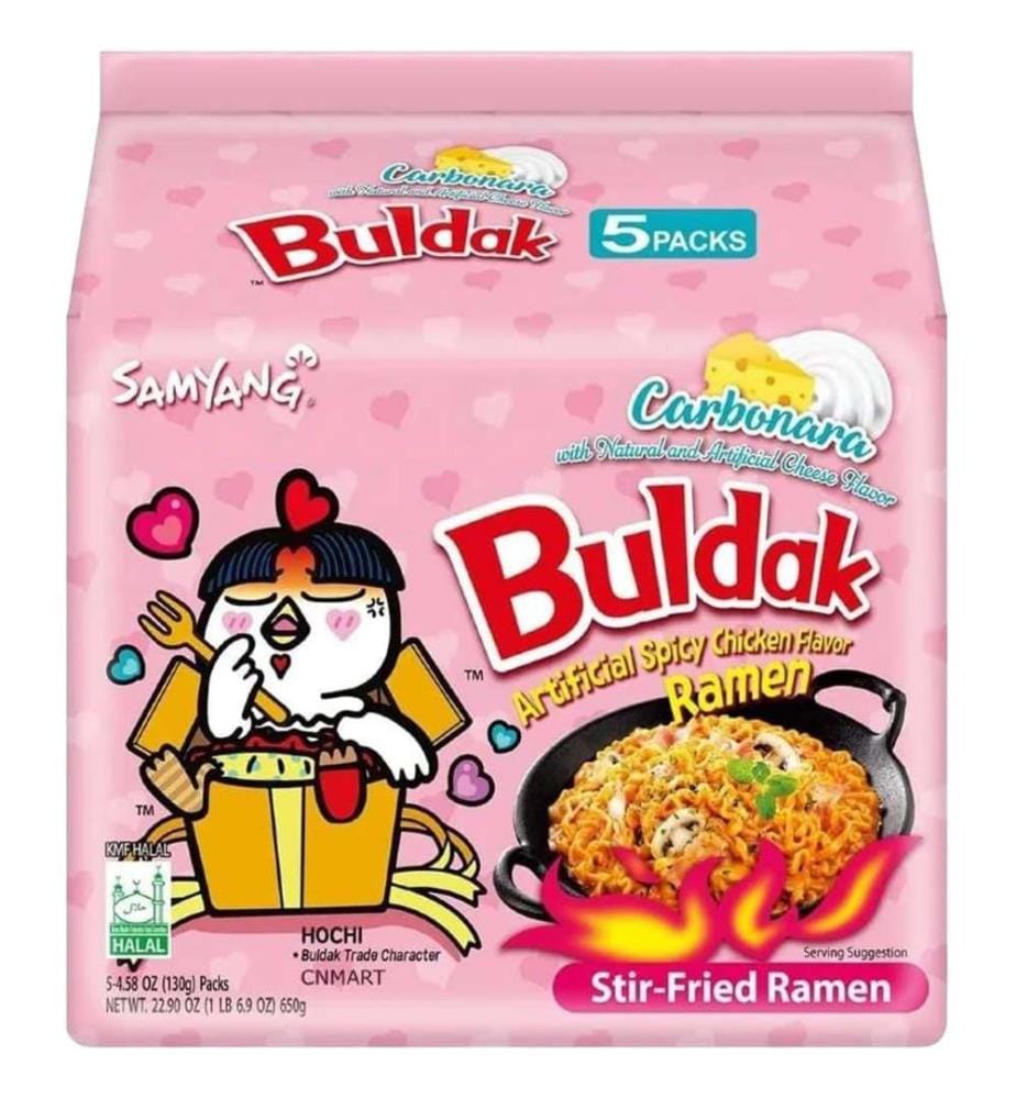 5x Samyang Buldak Hot Chicken Ramen Carbonara - … | DeinDeal