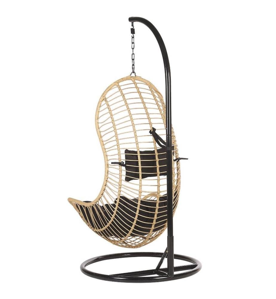 Spannende Hangesessel Mit Gestell Rattan Ebenbild