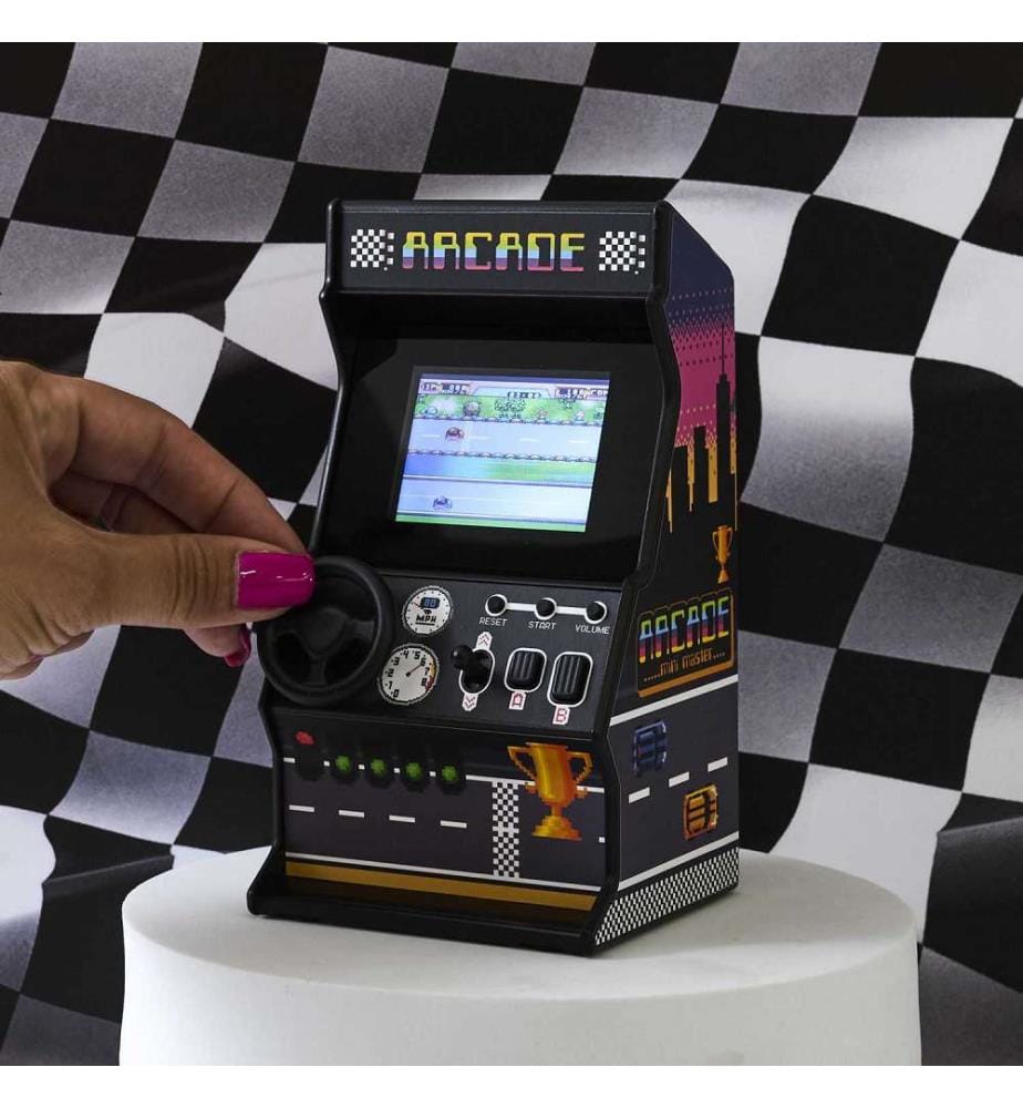 Retro Arcade Car Racer 30 Games - Blue | DeinDeal