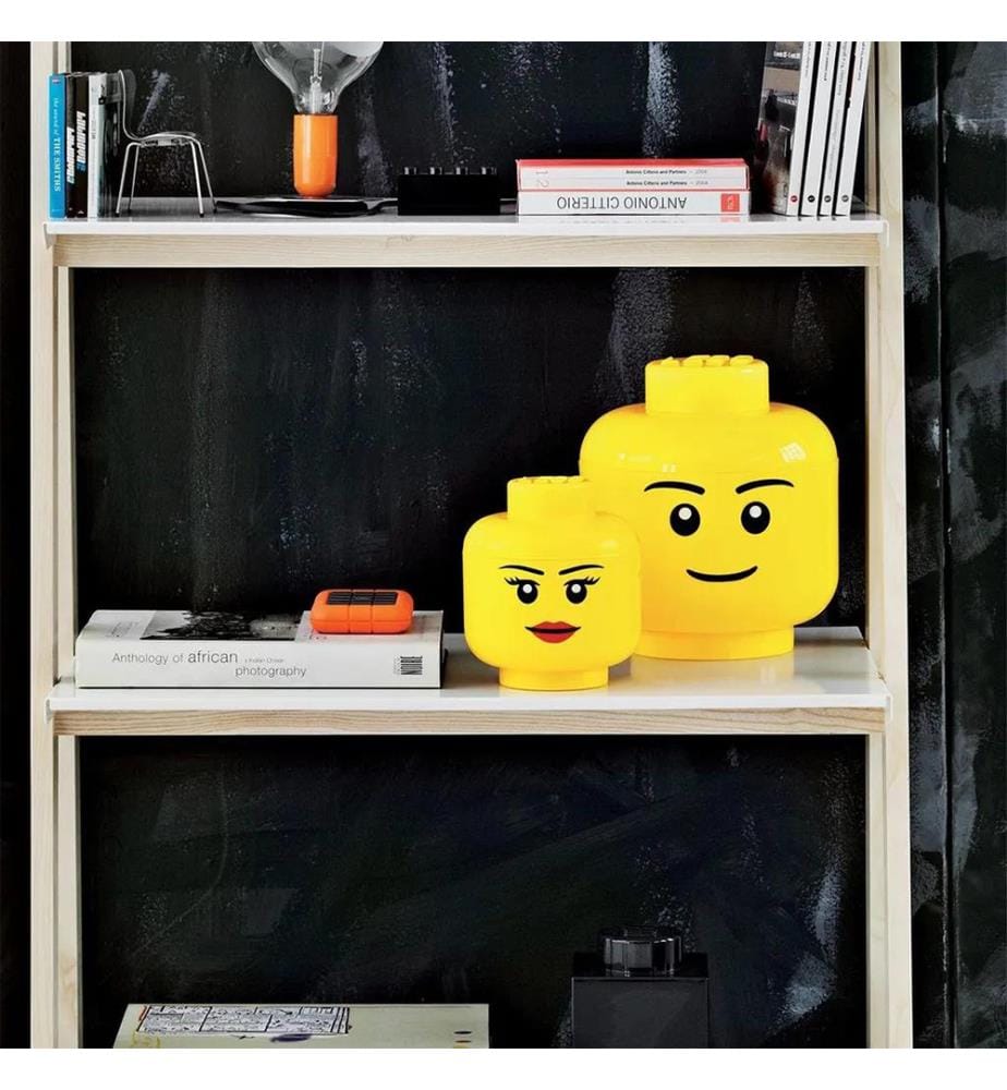 Lego Box Set of 4 mini storage heads 110 x 106 x… | DeinDeal