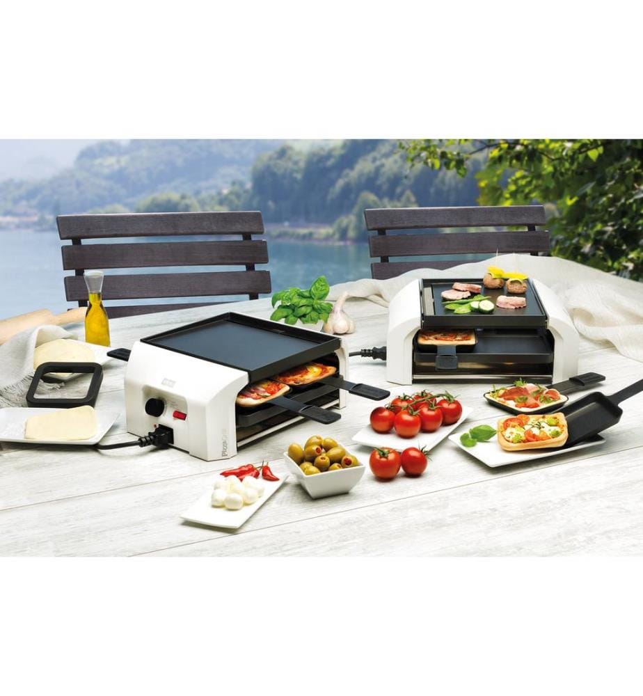 Stockli Four4 Raclette Set, White | DeinDeal