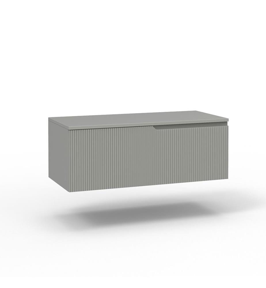 TFT Wall Base With Top 1 Drawer Zip - Gray | DeinDeal
