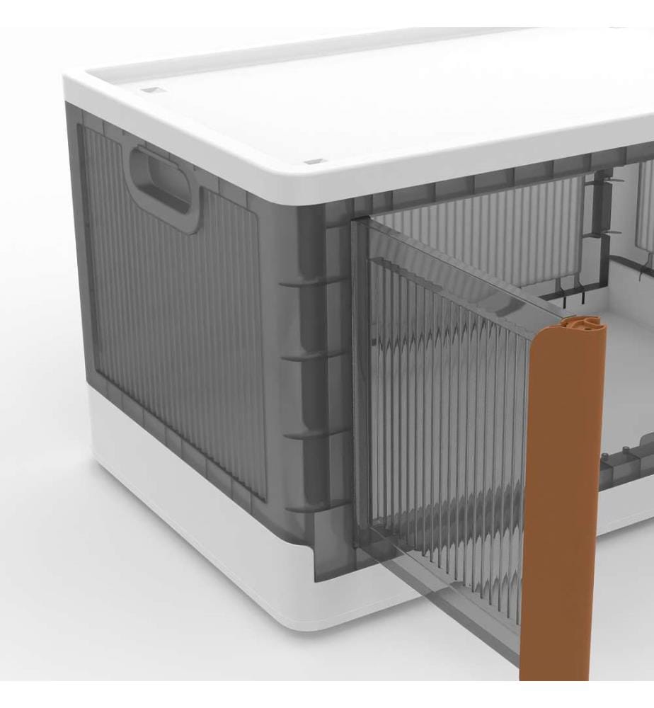 Boîte de rangement empilable 72L Idomya | DeinDeal