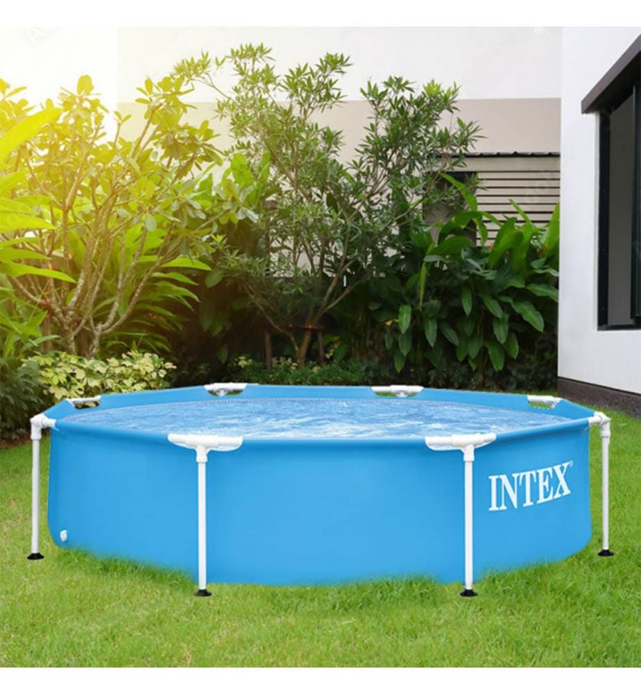 Intex Tubular Metal Frame Pool - 2.44 x 0.51 m | DeinDeal