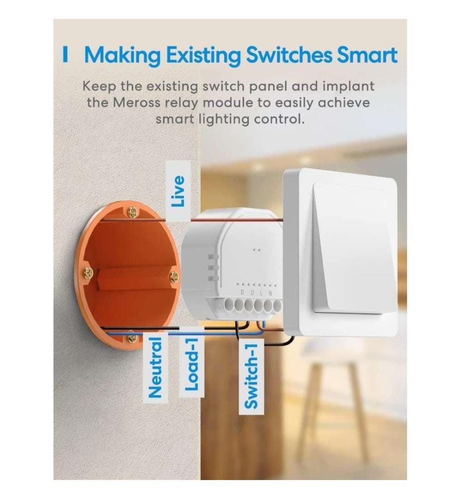 Meross Meross WiFi Relay WLAN Switch, Meross Rel… | DeinDeal