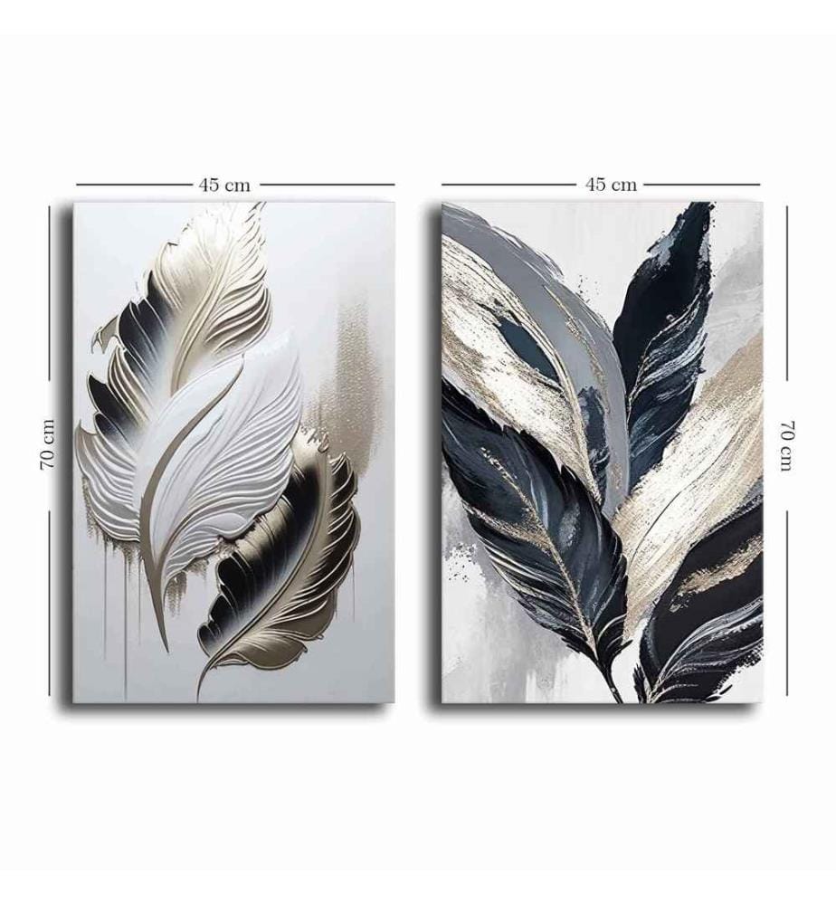 Wallxpert Decorative Canvas Painting, 2 Pieces, … | DeinDeal