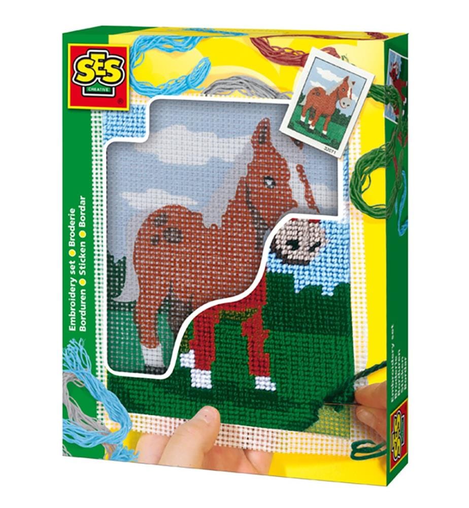 Ses SES - SES Stickset Pferde 13 x 18 cm, Mit V… | DeinDeal