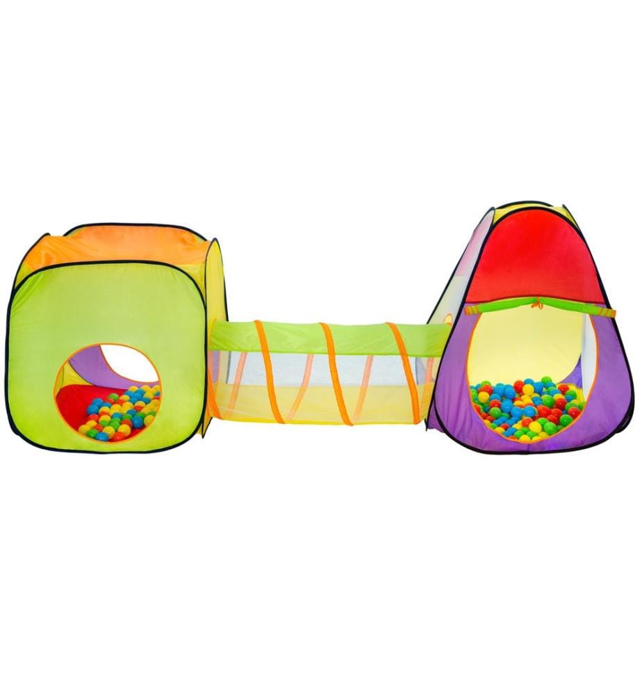 Play Tent & Ball Pit with 200 balls - inc tunnel… | DeinDeal