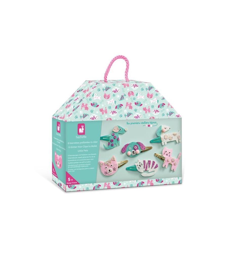 Janod 6 Little Pets hair ringlets | DeinDeal