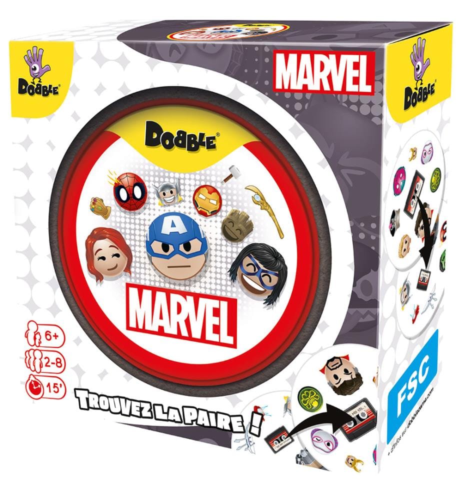 Zygomatic Board Game Dobble Marvel Emoji - Frenc… | DeinDeal