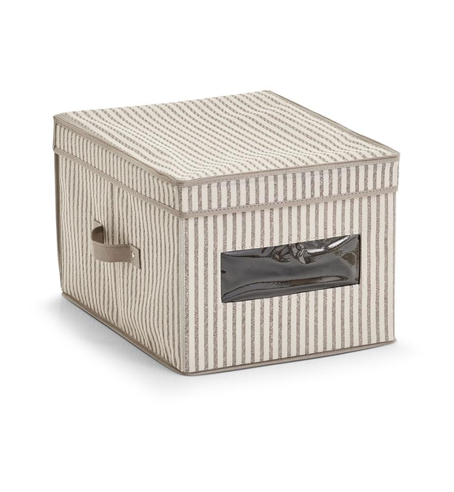 Zeller Stripes Storage Box - Beige | DeinDeal