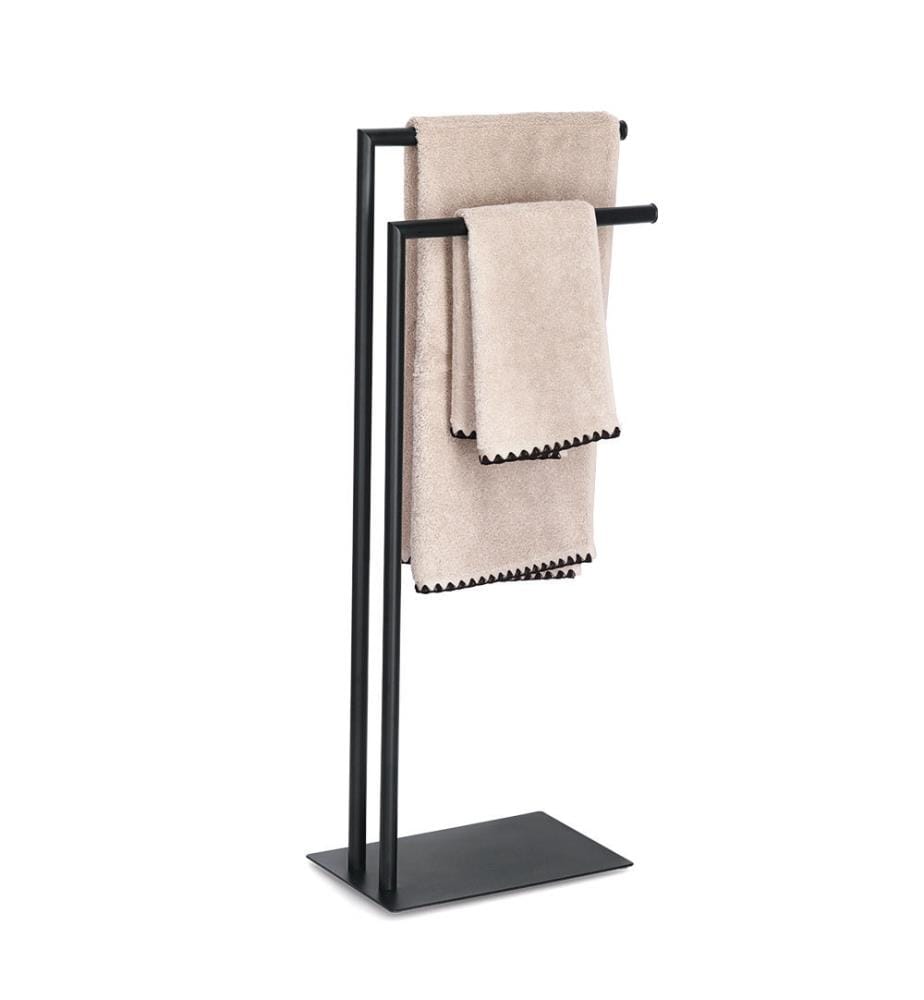 Zeller Handtuchhalter, Metall - Schwarz | DeinDeal