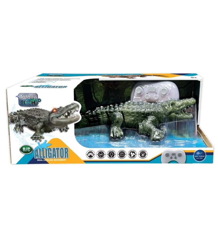 Totally Remote-Controlled Toy Alligator with Glo… | DeinDeal